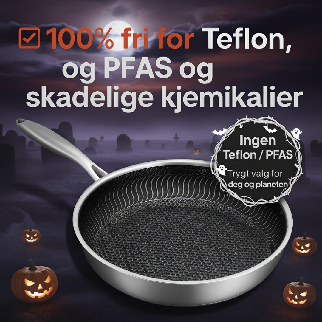 Havstein™ Hybridpanne – Stekepanne for alle platetopper – Fjarela